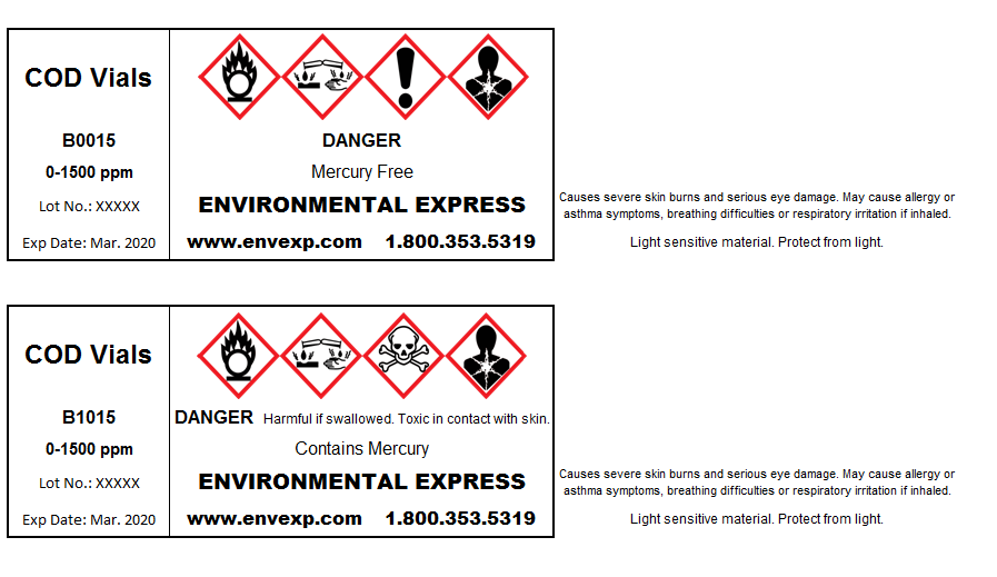 COD Testing from Environmental Express